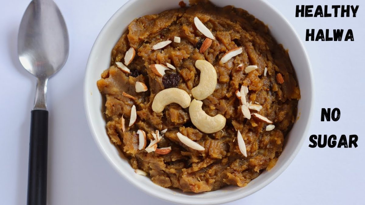Sweet Potato Halwa Without Sugar | Healthy Sweet Potato Halwa Recipe ...