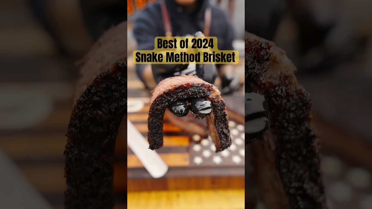 Best of 2024: Snake Method Brisket #brisket #brisketbbq #snakemethod # ...