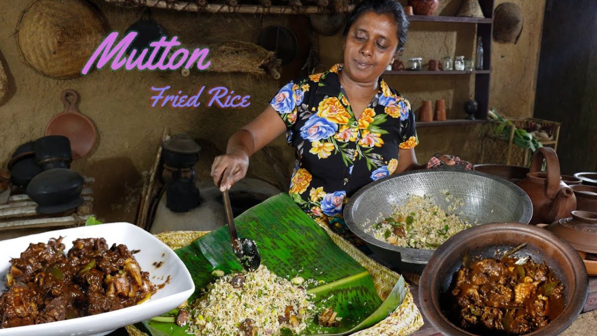 Mutton Fried Rice/Here's how to make village-style mutton fried rice ...