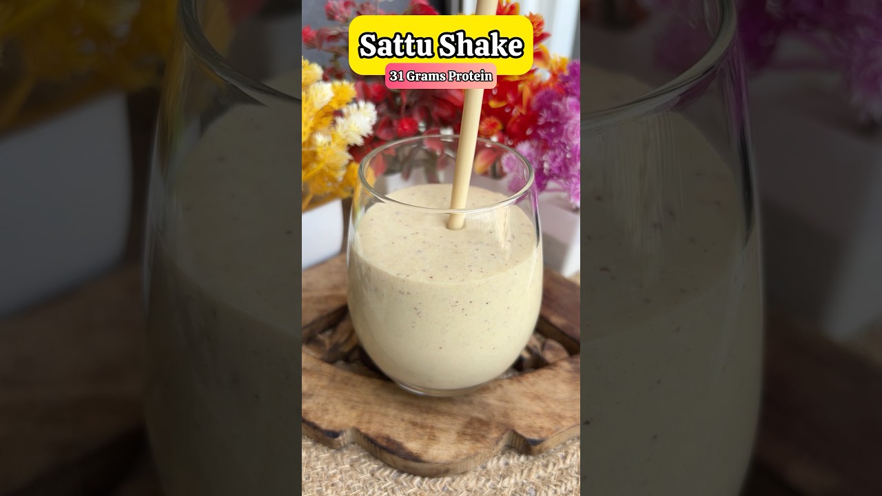 Sattu Protein Shake (31 Grams Protein) 💪😍 - Amazing Foods TV