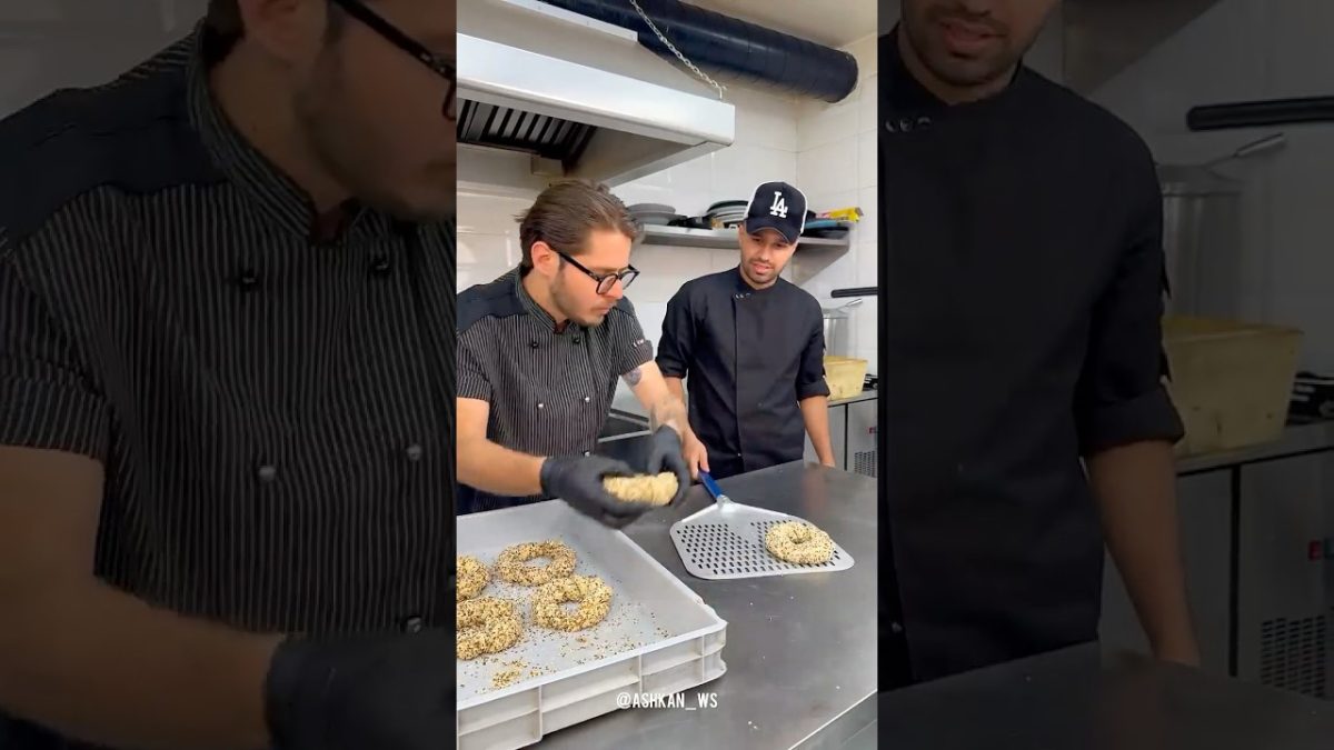 Turkish simit bread recipe 🥨🔥 #cooking #food #shorts #simi #recipes ...