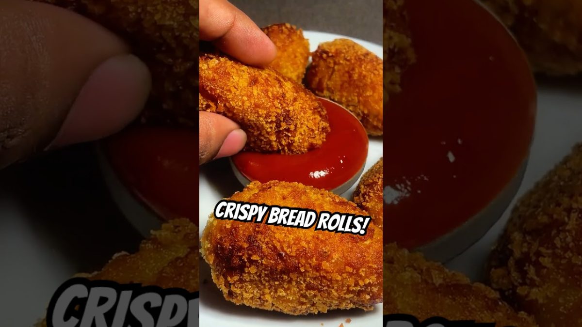 Crispy Fried Bread Rolls Recipe | 🥖🔥 Easy Snack Recipe – Amazing Foods TV