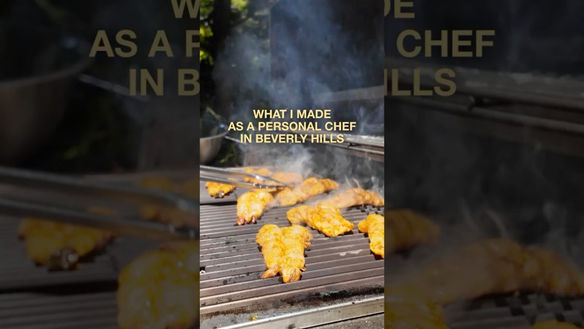 What I made as a personal chef in Beverly Hills. grilled COLOSSAL ...