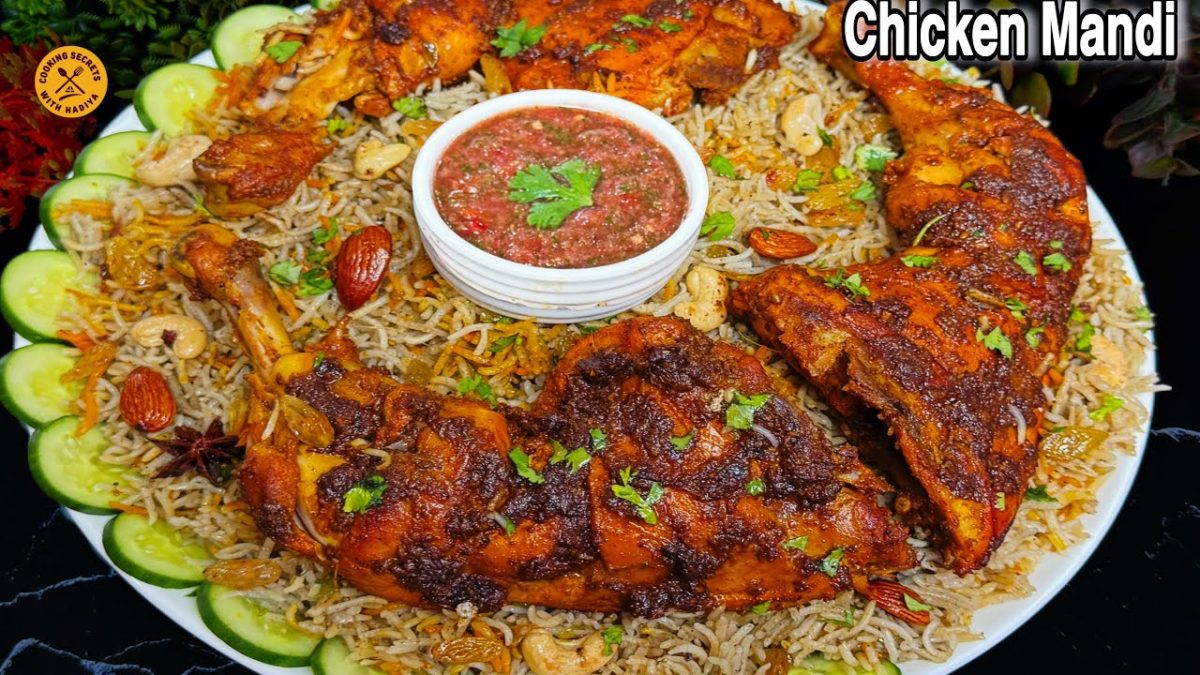Chicken Mandi Recipe | Authentic Arabic Mandi at Home | Easy Step-by ...