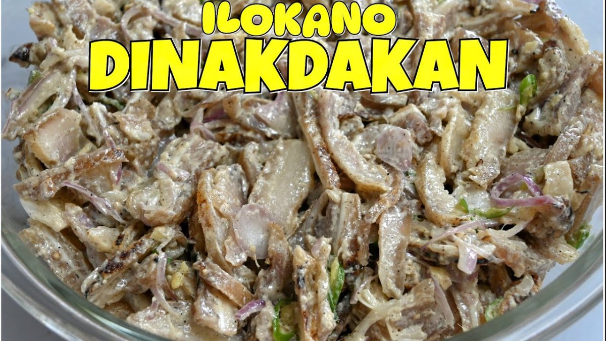 “Ilokano Dinakdakan Recipe | Pork Ears Filipino Dish | Pinoy Lutong ...