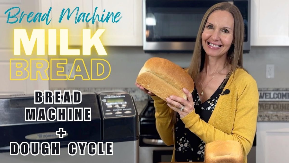 Easy Bread Machine Milk Bread Recipe | 2 Loaves: Bread Machine vs ...