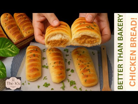 Chicken Bread Recipe | Easy Homemade Stuffed Bread Recipe #ChickenBread ...