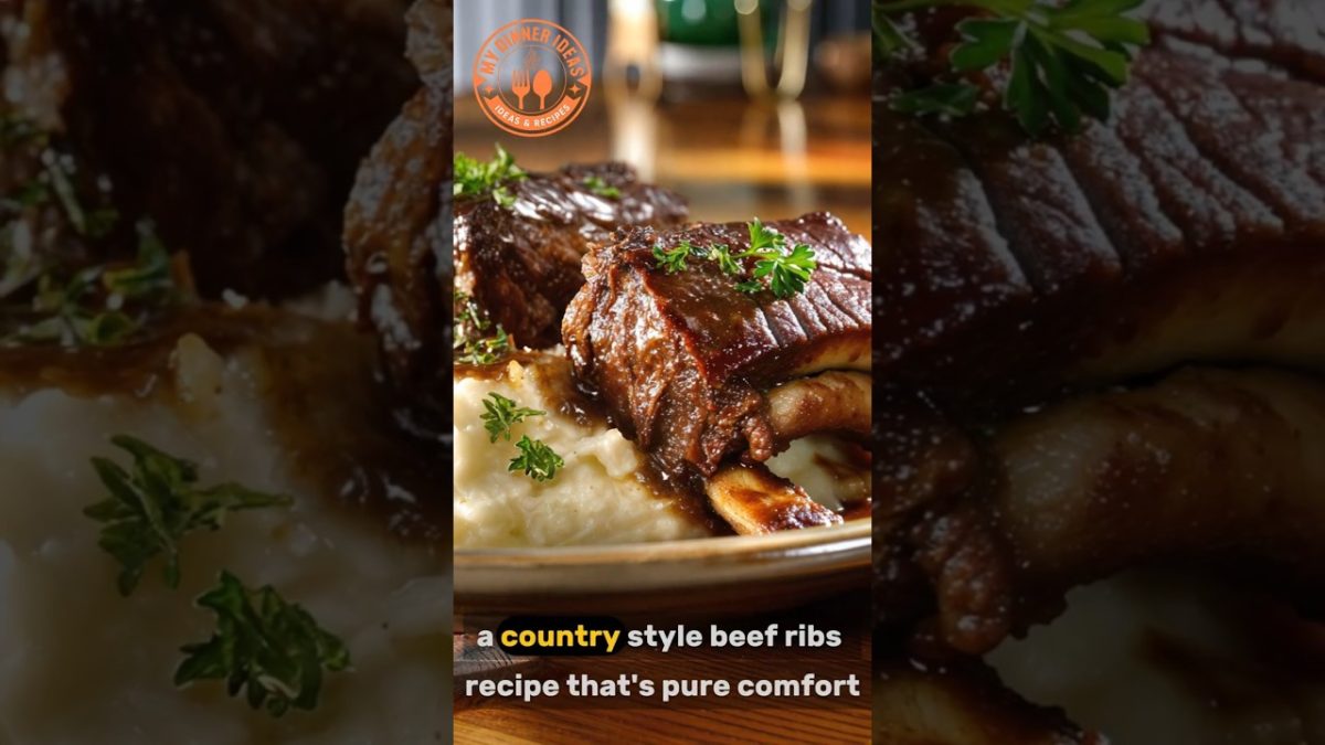 Country Style Beef Ribs Recipe –Tender Ribs in Amazing Gravy 🥩 # ...