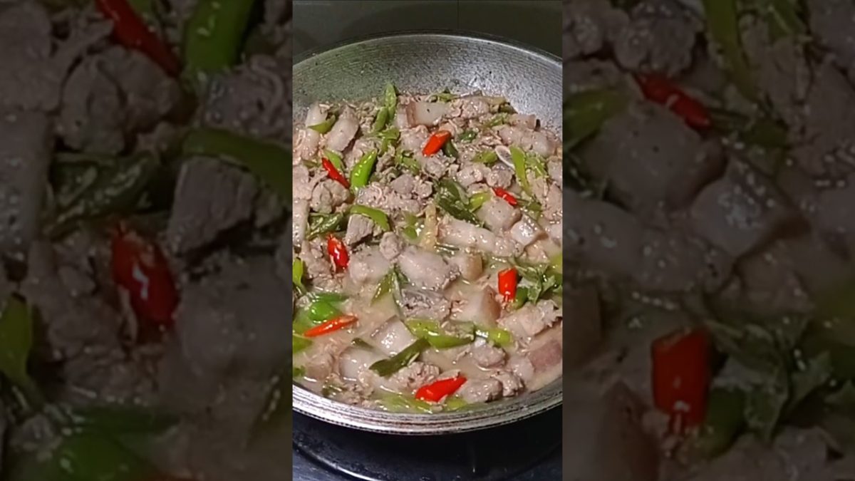 HOW TO COOK PORK BICOL EXPRESS #bicolexpress - Amazing Foods TV