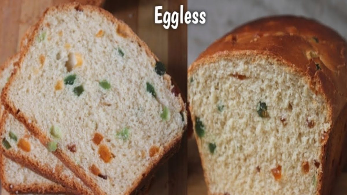 100% Soft Bakery Style Tutti Frutti Bread Recipe| Homemade Fruit Bread ...