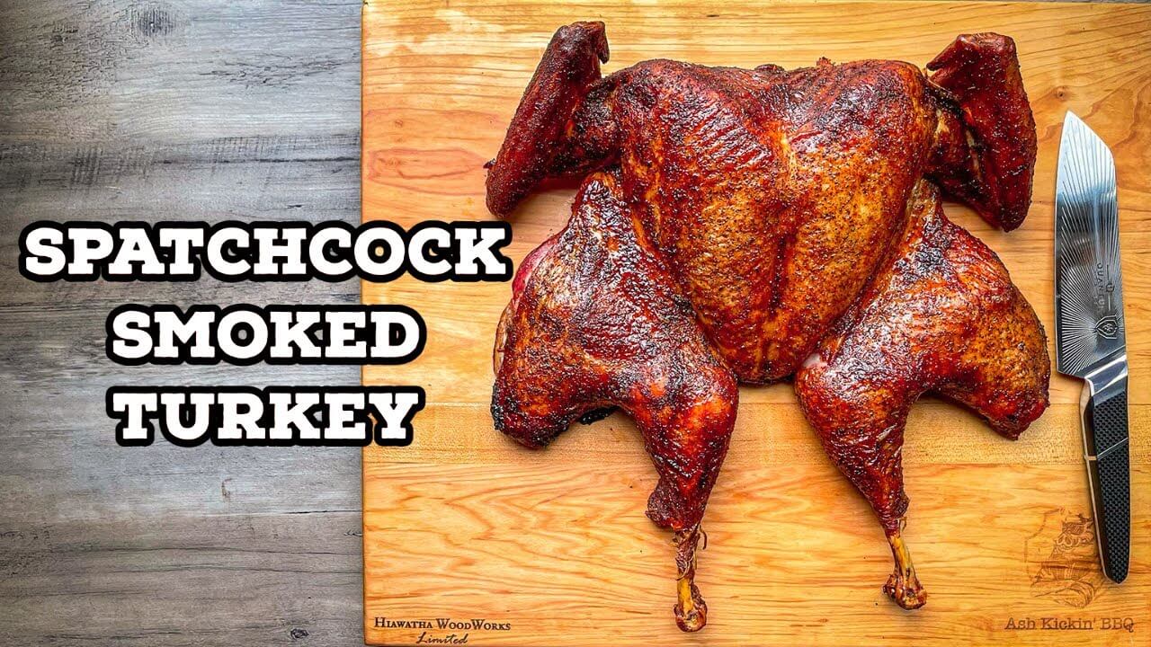 Spatchcock Turkey | Spatchcock Turkey Smoked On A Pellet Grill ...