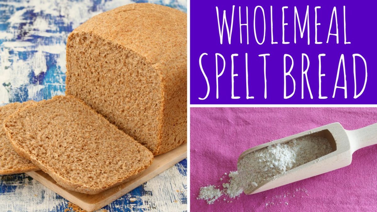 Easy & Healthy Wholemeal Spelt Bread Recipe – bread maker / bread ...