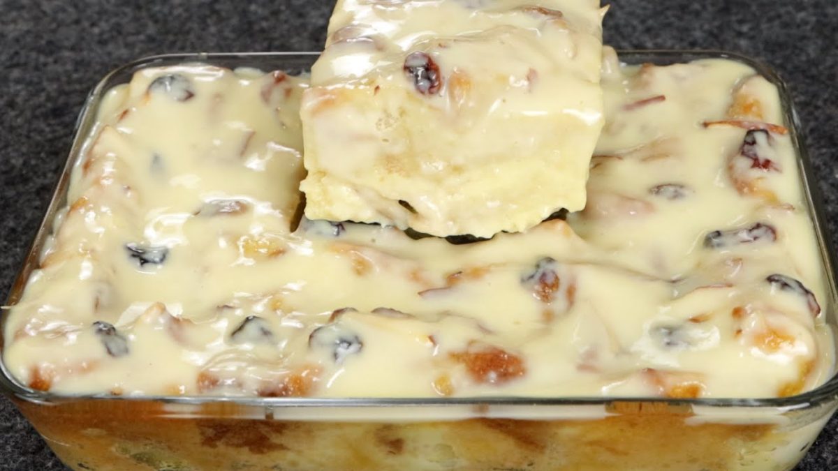 Custard Bread Pudding Recipe | How to make Bread Pudding at Home | Easy ...