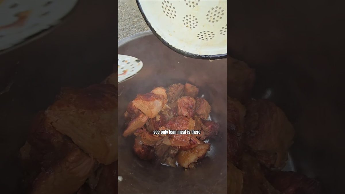 Old-School Pork Cooking in Lard | Farm Life Traditional Recipe ...