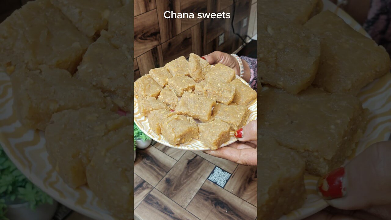 Bhuna Chana Sweet Recipe | 10 Minute Mein Banaye Healthy Desi Mithaai ...