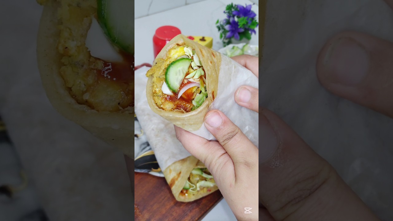 Best Shami Kabab Paratha Roll#cooking#paratha#recipes - Amazing Foods TV