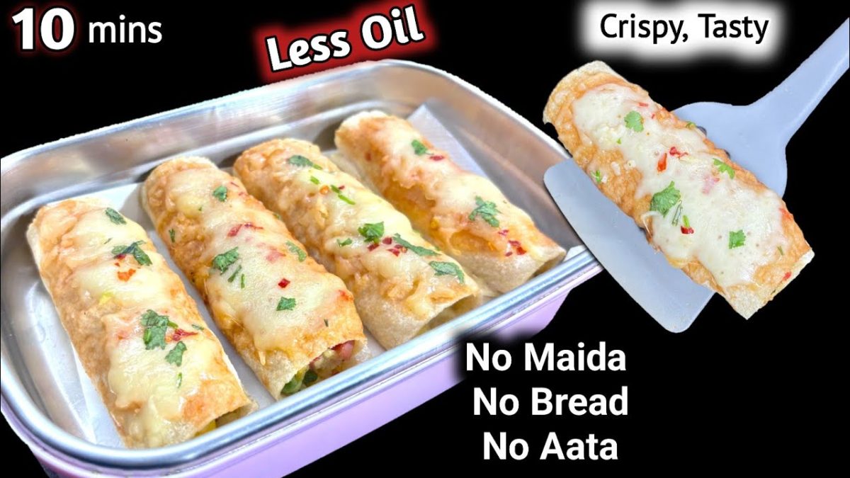 10 Minutes Healthy Pizza Rolls | Tiffin Recipes | Healthy Kids Lunch ...