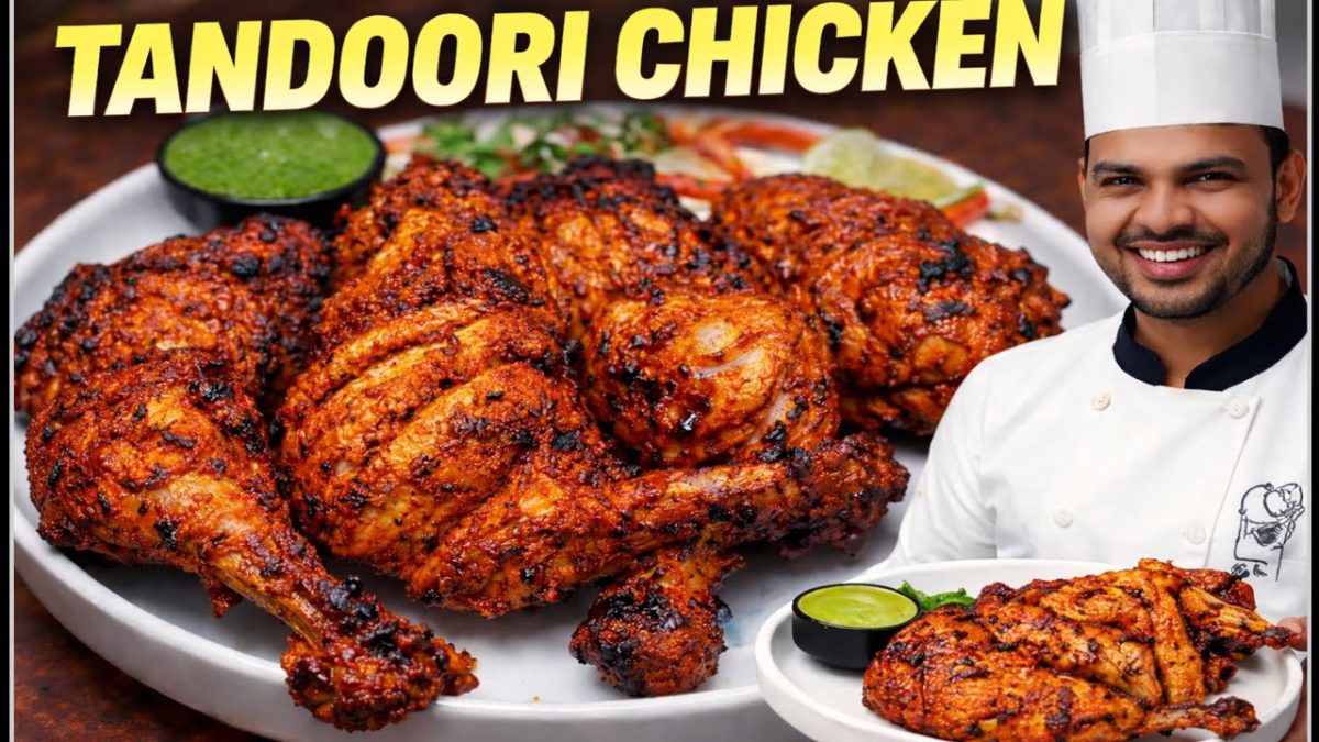 Authentic Tandoori Chicken Recipe | How to Make Tandoori Chicken | Chef ...